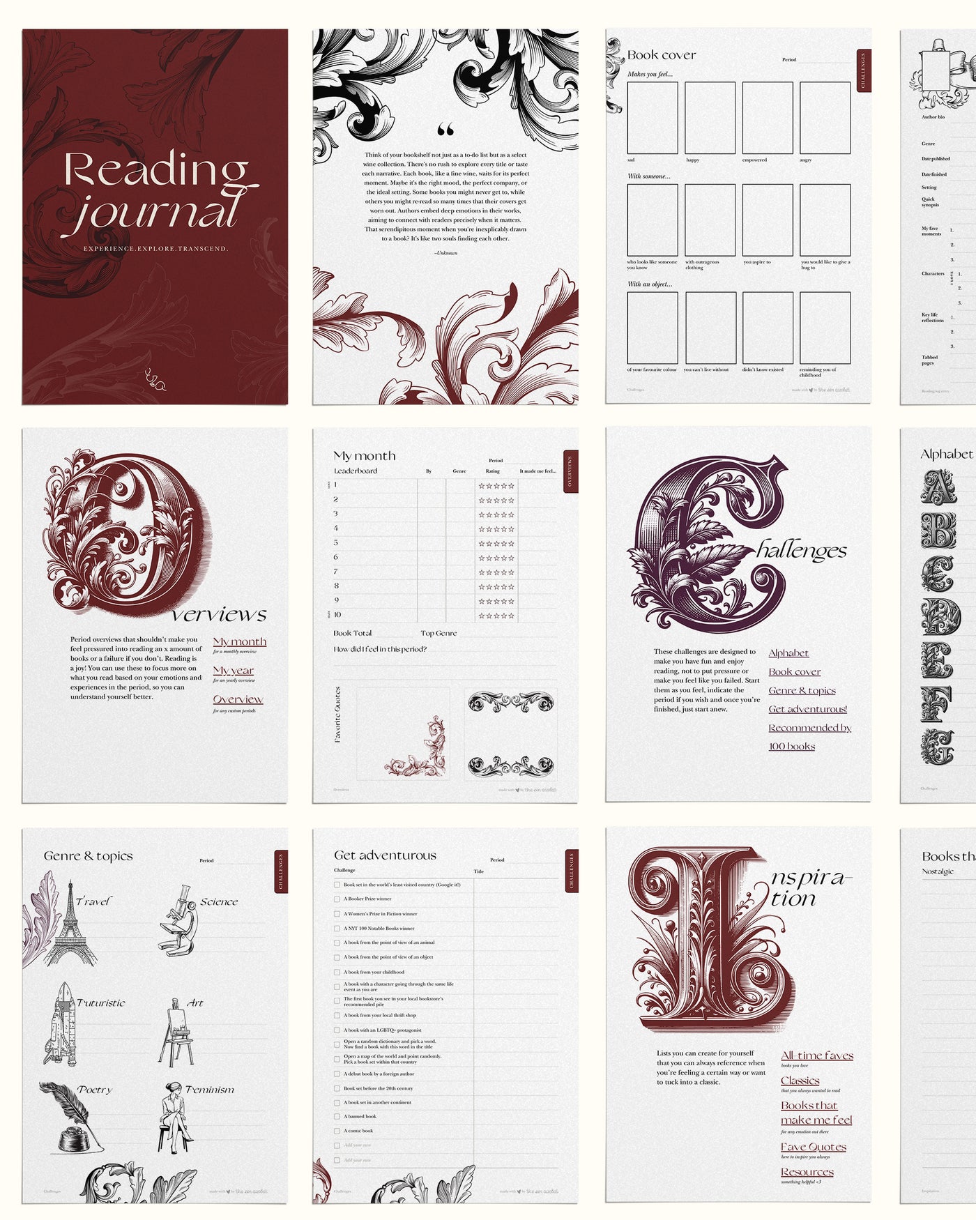 Reading Journal. Book Tracker. – the zen acrobat